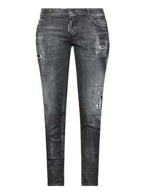 Dsquared2 Mom Jeans In Mako Cotton Grey
