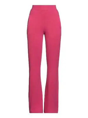 Alberta Ferretti Knitted Flared Pants Pink