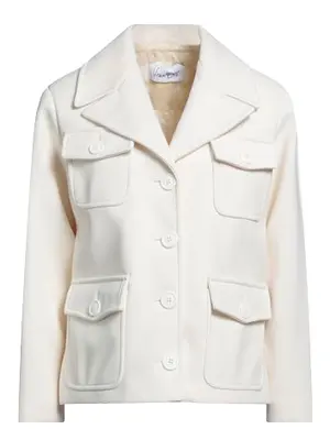VIRNA DRÒ VIRNA DRÒ Plain Weave Blazer White