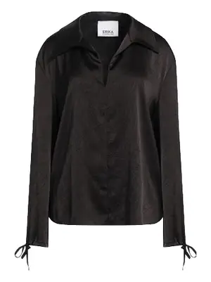 Erika Cavallini Satin Top - Black