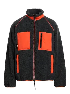 MSGM Jacket In Acrylic And Polyester Grey