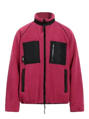 MSGM Jacket In Acrylic And Polyester - Pink