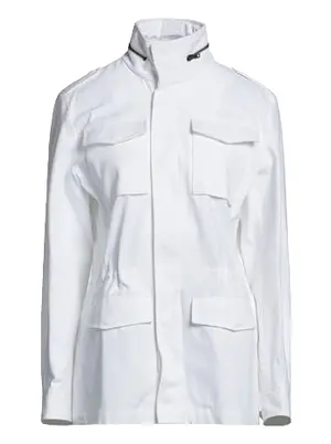 MP MASSIMO PIOMBO MP MASSIMO PIOMBO Cotton Casual Jacket White