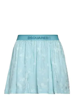 Dsquared2 DSQUARED2 Mini Flared Skirt Blue