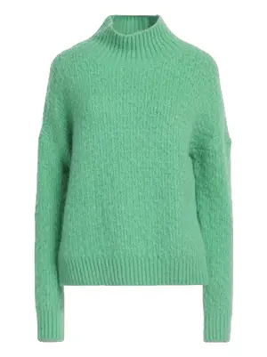 Maje Knitted Turtleneck Sweater - Green