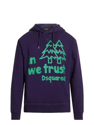 Dsquared2 Cotton Blend Sweatshirt - Purple