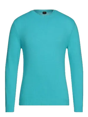 MP MASSIMO PIOMBO Mid-Weight Merino Wool Sweater Blue