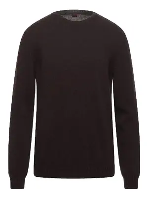 MP MASSIMO PIOMBO Mid-Weight Merino Wool Sweater Brown