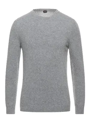 MP MASSIMO PIOMBO Mid-Weight Merino Wool Sweater Grey