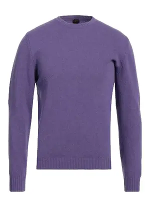 MP MASSIMO PIOMBO Mid-Weight Merino Wool Sweater Purple