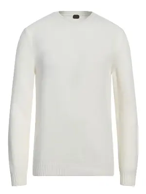 MP MASSIMO PIOMBO Mid-Weight Merino Wool Sweater White