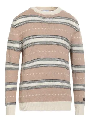 HERITAGE Striped Sweater - Beige