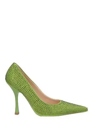 LIU •JO Leonie Hanne X Rhinestone Pumps - Green