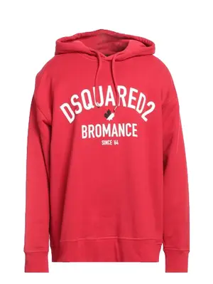 Dsquared2 Cotton Fleece Sweatshirt - Red
