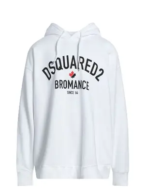Dsquared2 Cotton Fleece Sweatshirt White