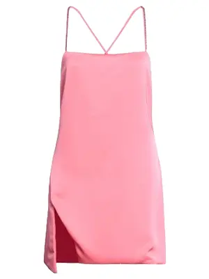 Attico Mini Flared Dress - Pink