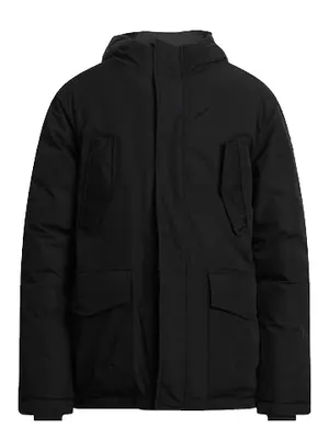 Roberto Cavalli Techno Fabric Jacket - Black