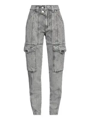 MARANT ETOILE Light Cotton Tapered Jeans - Grey