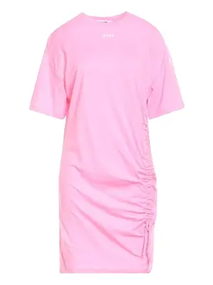 MSGM MSGM Mini T-Shirt Dress Pink
