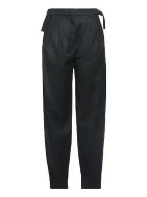 DRUMOHR Virgin Wool Tapered Leg Pants - Black