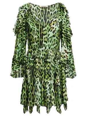 Roberto Cavalli ROBERTO CAVALLI Mini Dress Acid Green