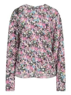 Isabel Marant Floral-print Crepe Top - Purple