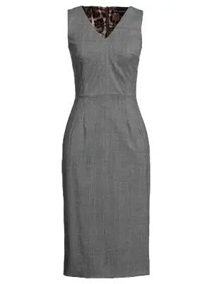 Dolce & Gabbana DOLCE & GABBANA Midi Dress Virgin Wool, Elastane Grey