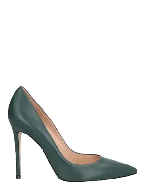 GIANVITO ROSSI Pumps In Leather Green