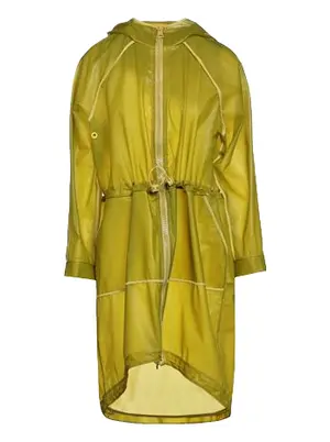 Elisabetta Franchi ELISABETTA FRANCHI Rubberized Raincoat Green
