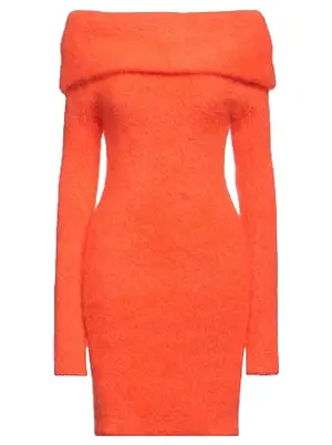 Isabel Marant Knitted Midi Dress - Orange