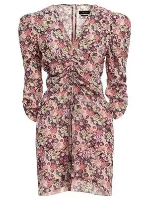 Isabel Marant Mini Floral-print Dress - Pink