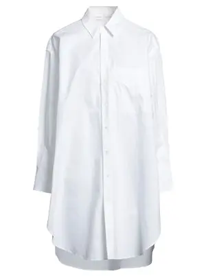 Palm Angels Midi Shirt Dress - White
