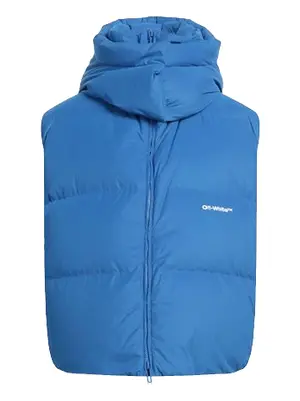 OFF-WHITE™ Sleeveless Puffer Vest - Blue