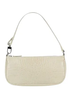 By Far Cow Leather Handbag - White