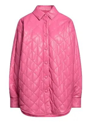 MSGM Quilted Overshirt - Pink