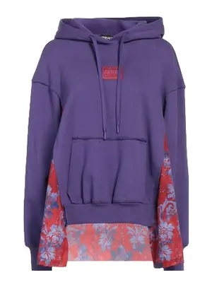 Versace VERSACE JEANS COUTURE French Terry Hoodie Purple