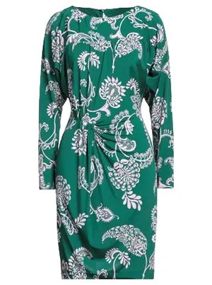 SIMONA CORSELLINI Mini Floral Print Bodycon Dress - Green