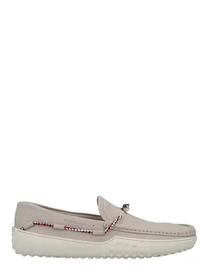 TOD'S Loafers In Light Leather - Grey
