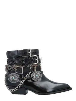 Philosophy Di Lorenzo Serafini Leather Ankle Boots - Black