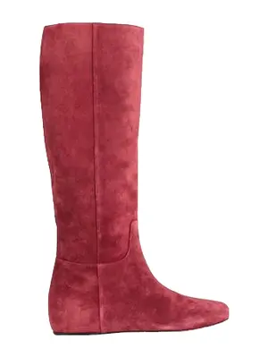 Longchamp LONGCHAMP Leather Boots Red