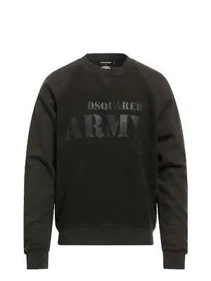 Dsquared2 Cotton Sweatshirt With Appliqués - Green