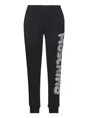 Moschino Organic Cotton Tapered Leg Pants - Black