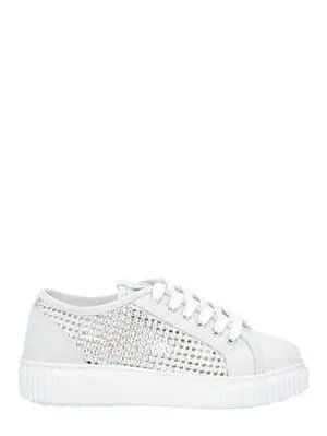 BALDININI Light Leather Low-top Sneakers - Grey