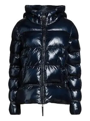DEKKER Padded Hooded Puffer Jacket Blue
