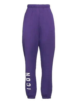 Dsquared2 ICON Cotton Track Pants Purple