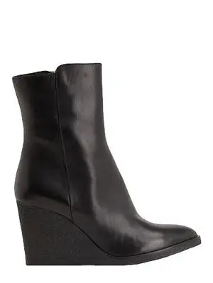 8 BY YOOX 8 By YOOX Calfskin Wedge Ankle Boots