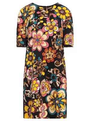 Moschino Floral Print Mini Dress - Black