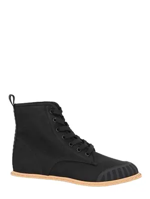 Hogan Textile Ankle Boots - Black