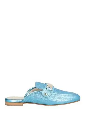 BALDININI BALDININI Leather Mules Blue