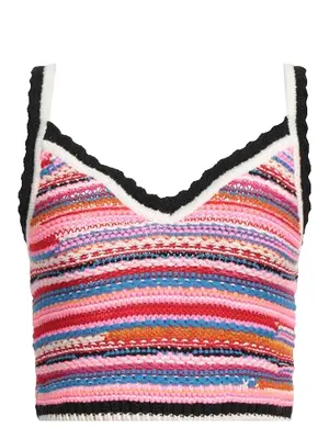 Dsquared2 Knitted Striped Top - Pink